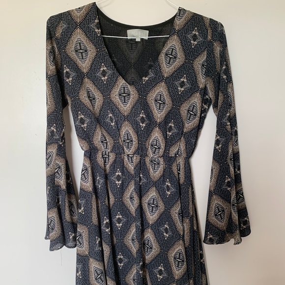 Asher | Dresses | Asher Flare Sleeve Dress | Poshmark